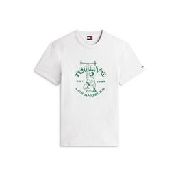 Tommy Jeans T-Shirt Herren Gr&ouml;&szlig;e L graumeliert / gr&uuml;n