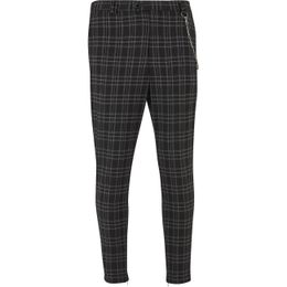 2Y Premium Herren Stoffhose "2Y Premium 2Y Cropped Pants"schwarz, Gr. 31, unifarben, 65% Polyester, 32% Baumwolle, 3% Elasthan, Hosen