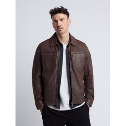 JCC Herren Lederjacke "31025202", braun, Gr. 52, Oberstoff: 100% Lammleder. Futter: 100% Baumwolle. &Auml;rmelfutter: 100% Polyester. Taschenfutter: 100%