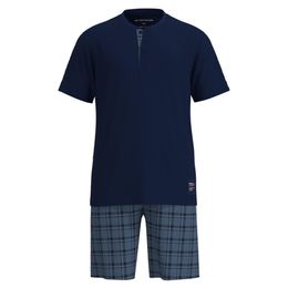 Tom Tailor Pyjama Herren Gr&ouml;&szlig;e L blau / navy
