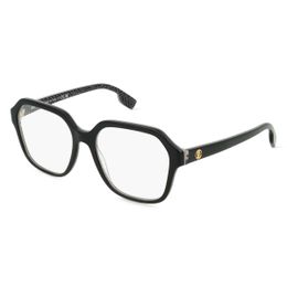 Burberry BE2358 Brille Damen | Fassung: Vollrand, Quadratisch, Schwarz Transparent