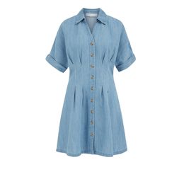 WE Fashion Kleid Damen Gr&ouml;&szlig;e 44 hellblau Sommerkleid