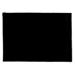 SONSTIGE Teppich PLUSH rund schwarz