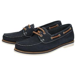 Sioux Damen Schn&uuml;rschuh "Nakimba-700", Gr. 39, blau, Obermaterial: 100% Rindnubukleder CNU. 100% Gummi rubber., Schuhe