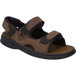 Josef Seibel Herren Sandale "Franklyn, braun", Gr. 43, braun, Obermaterial: 100% Rindsleder Leather cow., Schuhe