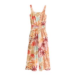 next Jumpsuit Damen Gr&ouml;&szlig;e S oliv / pastellgr&uuml;n / orange / wei&szlig;
