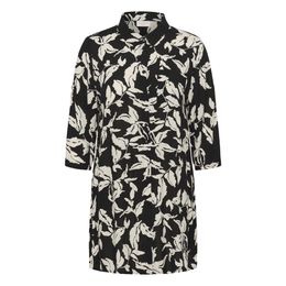 Kaffe Curve Bluse 'KChilda Ami' Damen Gr&ouml;&szlig;e 5XL beige / schwarz