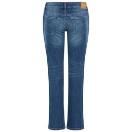 Replay Damen Bootcut-Jeans "NEW LUZ", blau, Gr. 29, Denim/Jeans, Obermaterial: 98% Baumwolle, 2% Elasthan, Jeans, mit gesticktem R an der Ges&auml;&szlig;tasche
