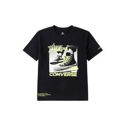 Converse T-Shirt Jungen Gr&ouml;&szlig;e 98/104 hellgelb / schwarz / wei&szlig;