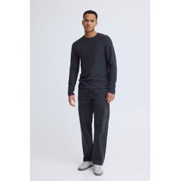 Blend Herren Strickfleece-Pullover "Strickpullover BHAbas", schwarz, Gr. S, Obermaterial: 100% Baumwolle CO., Pullover