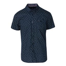 KOROSHI Button Up Shirt male size XXXL Navy / Green