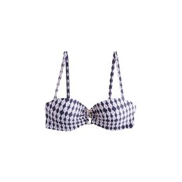 next Bikinitop Damen Gr&ouml;&szlig;e 70 navy / flieder / wei&szlig;