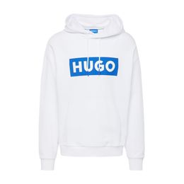 Hugo Sweatshirt 'Nalves' Herren Gr&ouml;&szlig;e XL blau / wei&szlig;