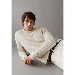 Pepe Jeans Herren V-Ausschnitt-Pullover "jumper DRAVEN", beige, Gr. XS, 100% Baumwolle, Pullover