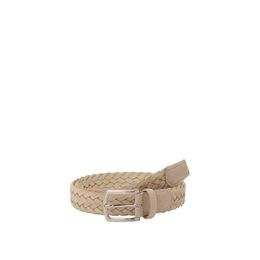 Lloyd Men's Belts Herren Flechtg&uuml;rtel "Lloyd Belts Herreng&uuml;rtel 0261", beige, Gr. 95, LLOYD MEN&rsquo;S BELTS, Leder, G&uuml;rtel