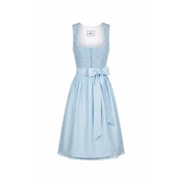 N&uuml;bler N&Uuml;BLER Damen Dirndl "Dirndl midi Katherina", blau, Gr. 38, Obermaterial: 100% Polyester PES., Kleider