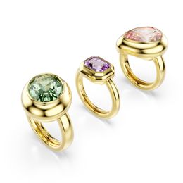 Swarovski Damen Ring-Set "Schmuck Geschenk Gema Ring Set", L, Metall, bunt, Metall, Fingerringe, mit Swarovski Kristall, Zirkonia (synth.)
