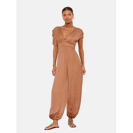 Lipsy Jumpsuit Damen Gr&ouml;&szlig;e XL karamell