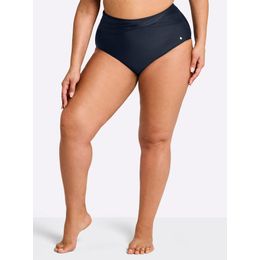 sheego Damen Bikini-Hose, schwarz, Gr. 56, Elasthan, Polyamid, Badehosen