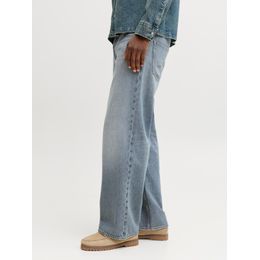 Jack & Jones JACK & JONES Herren Relax-fit-Jeans "JJIDAVE JJORIGINAL SBD 968 LN", blau, Gr. 36, Abriebeffekte, Denim/Jeans, Obermaterial: 100% Baumwolle, Jeans