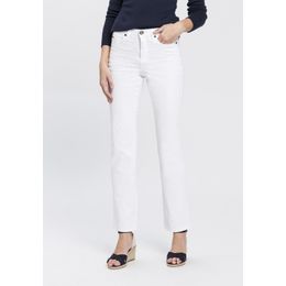 Arizona Damen Gerade Jeans "Comfort-Fit", wei&szlig;, Basic, Gr. 48, Jeans, Obermaterial: 98% Baumwolle, 2% Elasthan, Jeans, High Waist