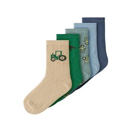 name it Socken 'NMMVagn' Jungen Gr&ouml;&szlig;e 28/30 beige / opal / hellblau / smaragd / mint