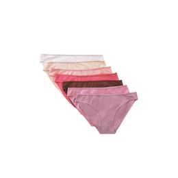 women'secret Women' Secret Slip Damen Gr&ouml;&szlig;e XS braun / gelb / pink / rosa / altrosa / pastellpink / wei&szlig;