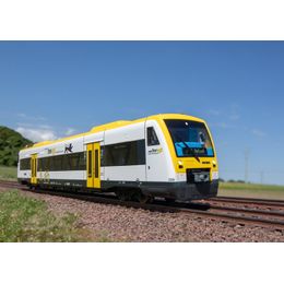 M&auml;rklin M&Auml;RKLIN Kinder Personenwagen "Dieseltriebwagen Regio Shuttle RS1, Baureihe 650 - 36966", gelb, Kunststoff, Metall, L:29,3cm,