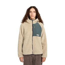 Element Herren Outdoorjacke "Wolfe Sherpa"oat milk, Gr. XL, Obermaterial: 100% Polyester., Jacken