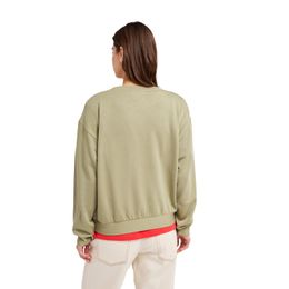 Roxy Damen Fleecepullover "Surfing By Moonlight"olivgr&uuml;n, Gr. XS, Obermaterial: 68% Viskose, 29% Polyester, 3% Elasthan., Sweatshirts