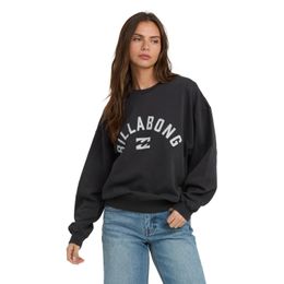 Billabong Damen Sweatshirt "Mono Aloha Kendal", schwarz, Gr. XS, Obermaterial: 60% Baumwolle / 40% Polyester., Sweatshirts