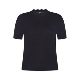 Zero Kurzarmpullover mit Wellensaum in Deep Sky | Gr.: 40