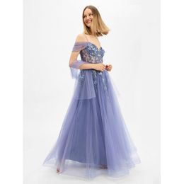 UNIQUE Abendkleid in indigo - 0001 | Gr.: 34