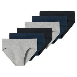 Schiesser Slip Herren Gr&ouml;&szlig;e XXL dunkelblau / graumeliert / schwarz