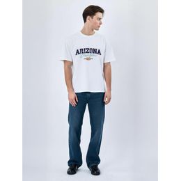 TEESHOPPEN Damen Kurzarmhemd "TEESHOPPEN T-shirt T-shirts", wei&szlig;, Gr. XXL, Obermaterial: 100% Baumwolle, Hemden
