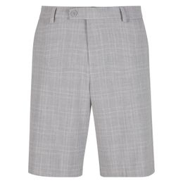 2Y Premium Herren Cargoshorts "2Y Premium 2Y Plaid Shorts With Double Stripe", grau, Gr. XS, gestreift, 70% Baumwolle, 27% Polyester, 3% Elasthan,