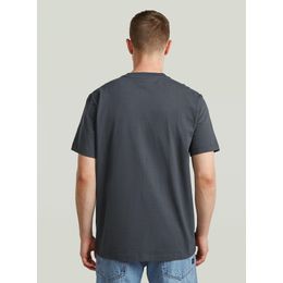 G-Star Raw G-STAR Herren T-Shirt "Applique Graphic T-Shirt", grau, Gr. XL, Obermaterial: 100% Baumwolle, Shirts