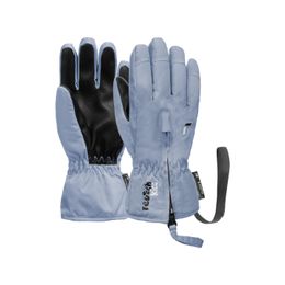 Reusch Kinder Skihandschuhe "Ben", blau, Gr. 3, unifarben, 75% Polyester, 25% Lederimitat, Handschuhe, mit praktischer Handgelenkschlaufe