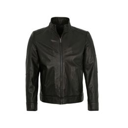 Milestone Lederjacke Lammnappa in Schwarz | Gr.: 54