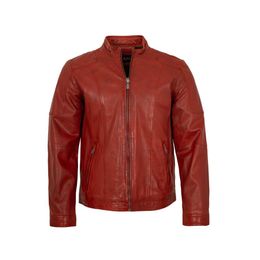 Jilani Lederjacke Lammnappa in Rot | Gr.: 54