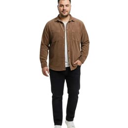 LAVECCHIA Hemd 'LV-5578 &Uuml;bergr&ouml;&szlig;en' Herren Gr&ouml;&szlig;e 7XL camel