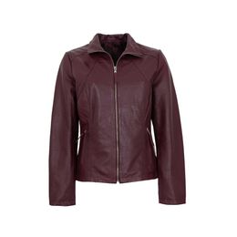 Maddox Lederjacke Lammnappa in Bordeaux | Gr.: 44