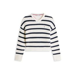 Tommy Hilfiger Pullover Damen Gr&ouml;&szlig;e S schwarz / wei&szlig;