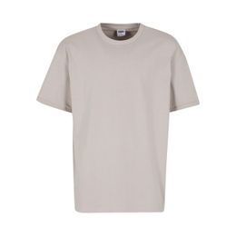 Urban Classics Herren T-Shirt "Urban Classics Rib Cuff Tee", beige, Gr. S, unifarben, 100% Baumwolle, Shirts