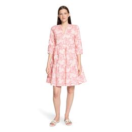 BETTY & CO BETTY & CO Damen Sommerkleid "Damen mit Stickerei", rosa, Gr. 46, Obermaterial: 100% Baumwolle, Kleider
