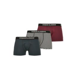 Urban Classics Herren Boxershorts "Urban Classics M&auml;nner Boxer Shorts 3-Pack", Gr. 4XL, bunt, 95% Baumwolle, 5% Polyester, Unterhosen
