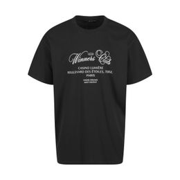 Herren T-Shirt "Upscale by Mister Tee Winners Club Oversize Tee"schwarz, Gr. L, UPSCALE BY MISTER TEE, bedruckt, 100% Baumwolle, Shirts