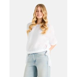 LIEBLINGSST&Uuml;CK LIEBLINGSST&Uuml;CK Damen Klassische Bluse "FleurL", wei&szlig;, Gr. 38, 87% Viskose, 13% Polyester, Blusen, mit Viskose-Anteil