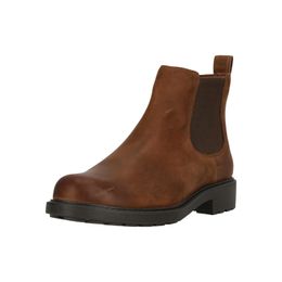 Clarks Damen Stiefelette "Orinoco2 Lane Brown Snuff", Gr. 41,5, braun, Leder, Schuhe, mit elastischen Eins&auml;tzen