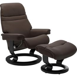 Relaxsessel stressless, B:75cm H:100cm T:73cm, braun, Leder BATICK: BATICK ist ein leicht korrigiertes, durchgef&auml;rbtes und genarbtes M&ouml;belleder, bei
